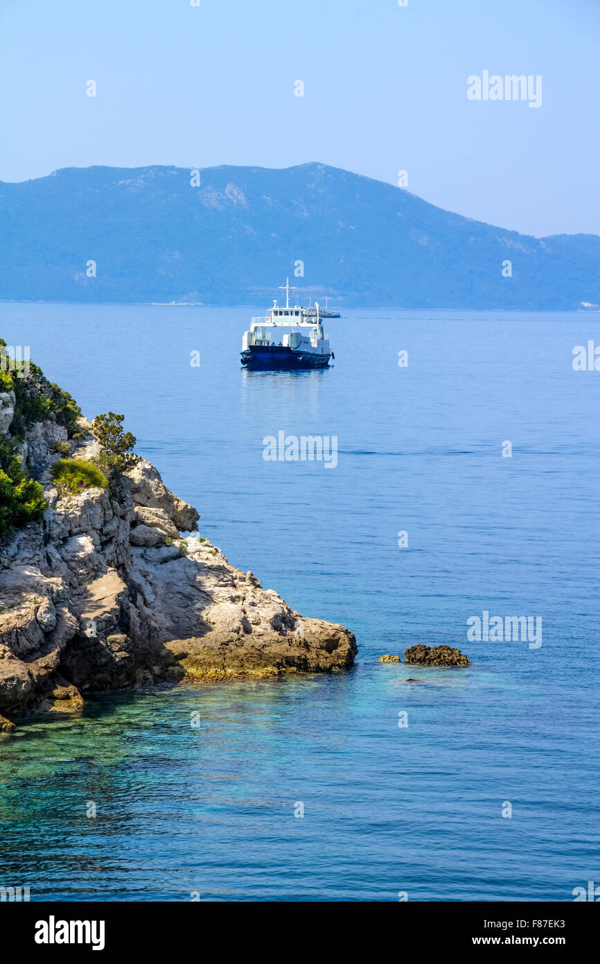 Danger - rocks in front Stock Photo - Alamy