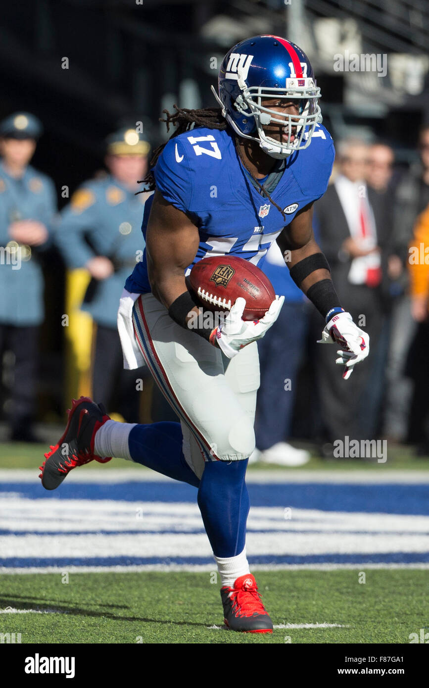 East Rutherford, New Jersey, USA. 6th Dec, 2015. New York Giants wide ...