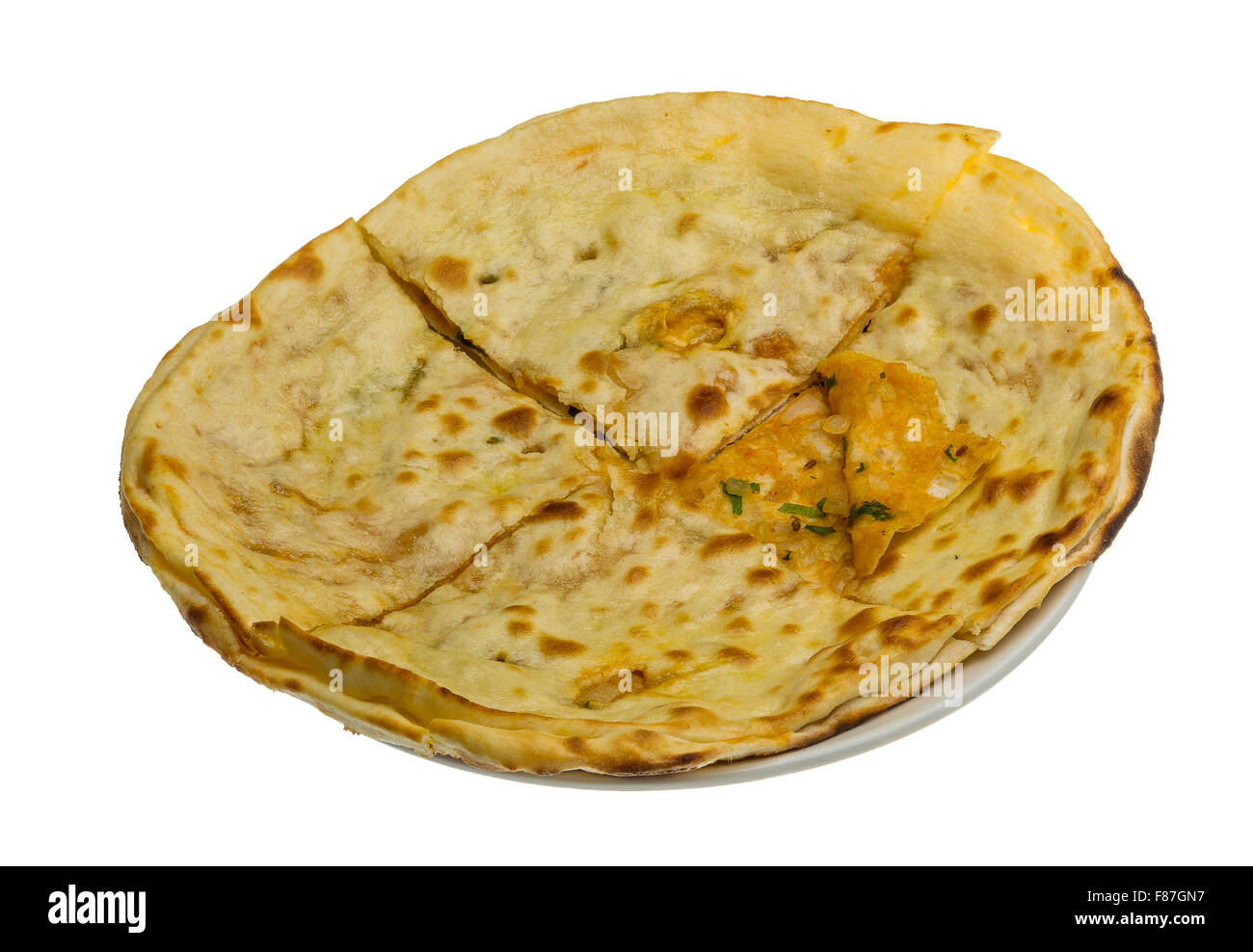 Alu Naan - traditional indian bread Stock Photo - Alamy