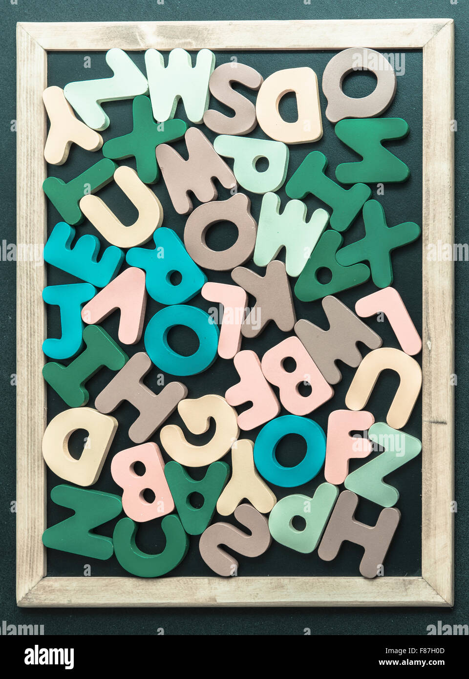 Alphabet letters mix hi-res stock photography and images - Alamy