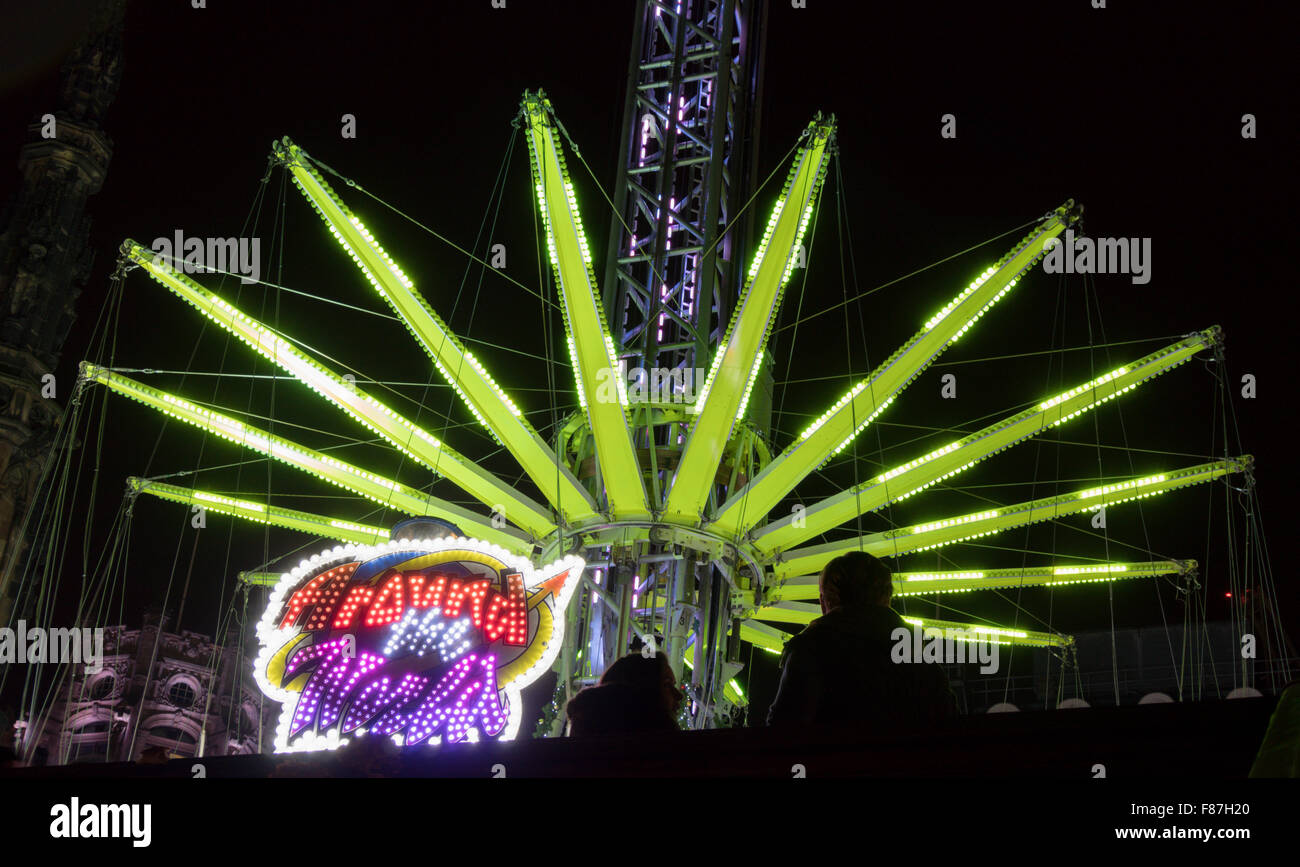 Christmas Fun Fair Princes Street Edinburgh Gardens Scotland Uk High ...