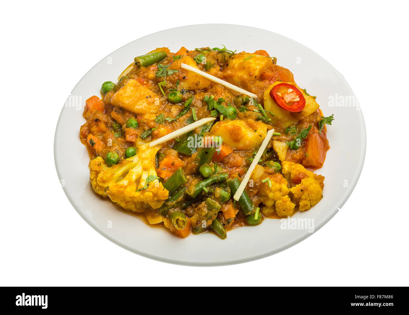 Mix vegetable masala - Indian traditional food Stock Photo - Alamy