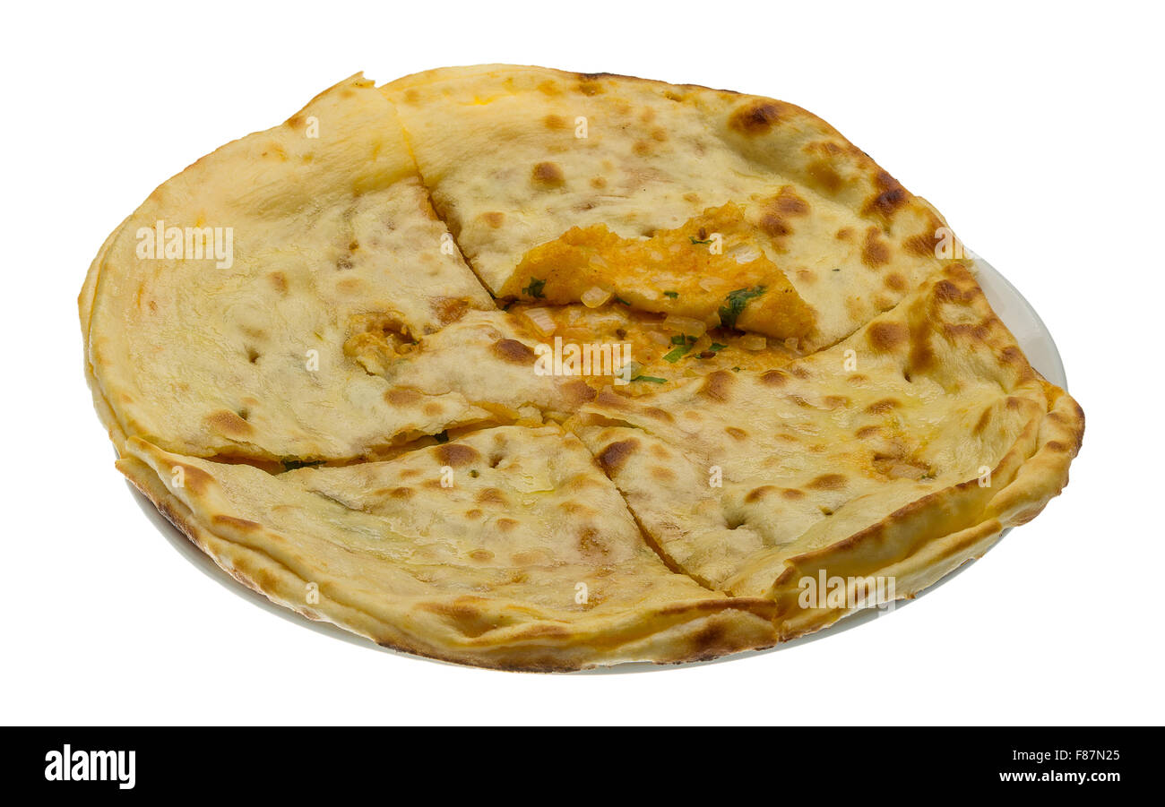 Alu Naan - traditional indian bread Stock Photo - Alamy