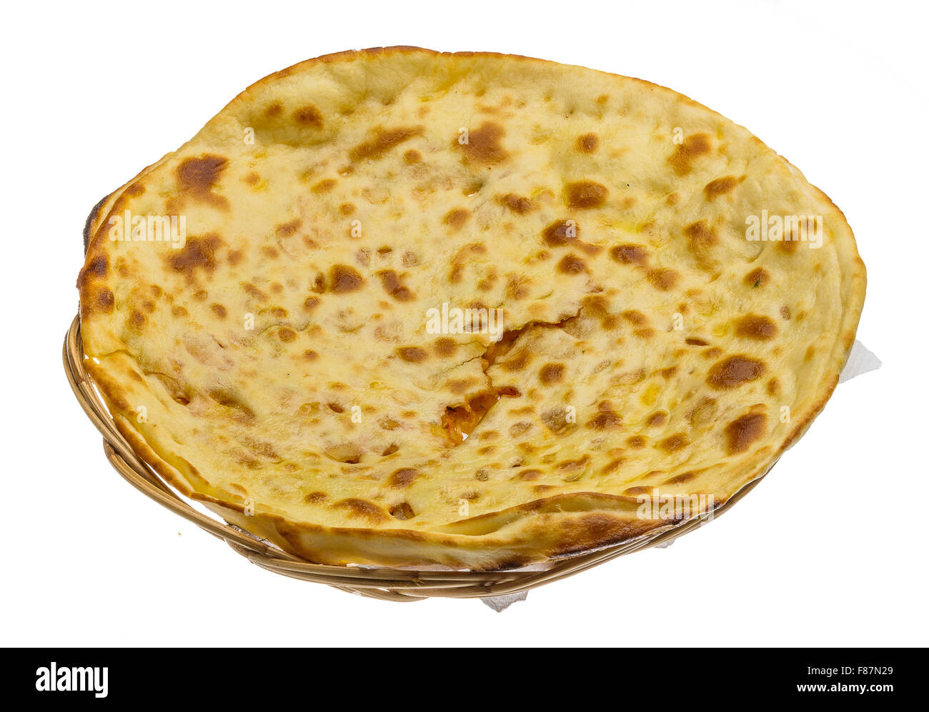 Alu Naan - traditional indian bread Stock Photo - Alamy
