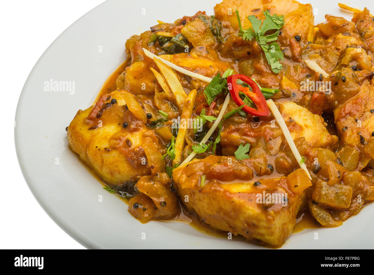 Fish masala - traditional Indian food Stock Photo - Alamy