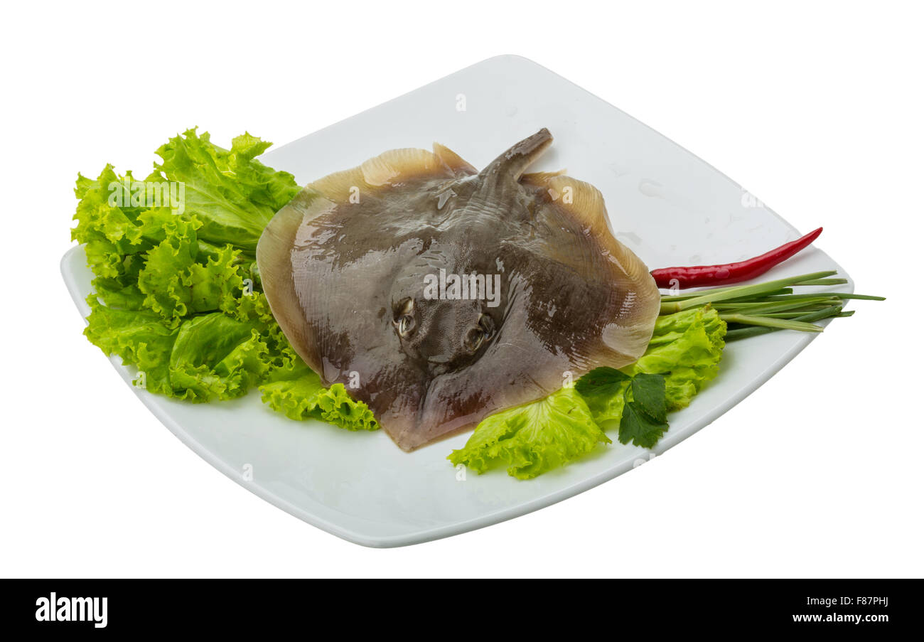 Raw Batoidea ready for cooking Stock Photo - Alamy