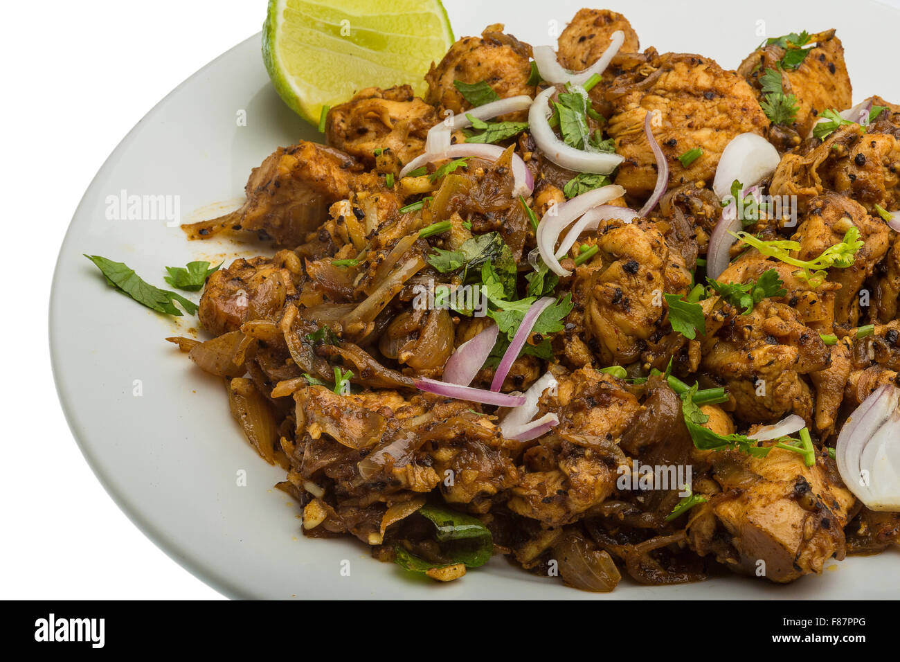 Kozhi - Indian traditional chicken with pepper and onion Stock Photo ...