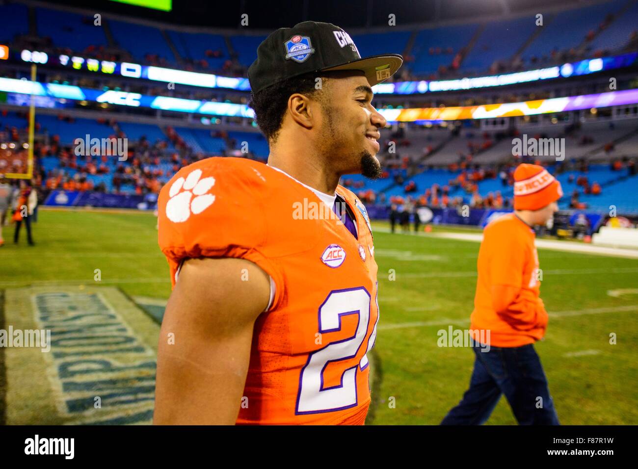 Clemson running back Zac Brooks (24) after the ACC College Football ...