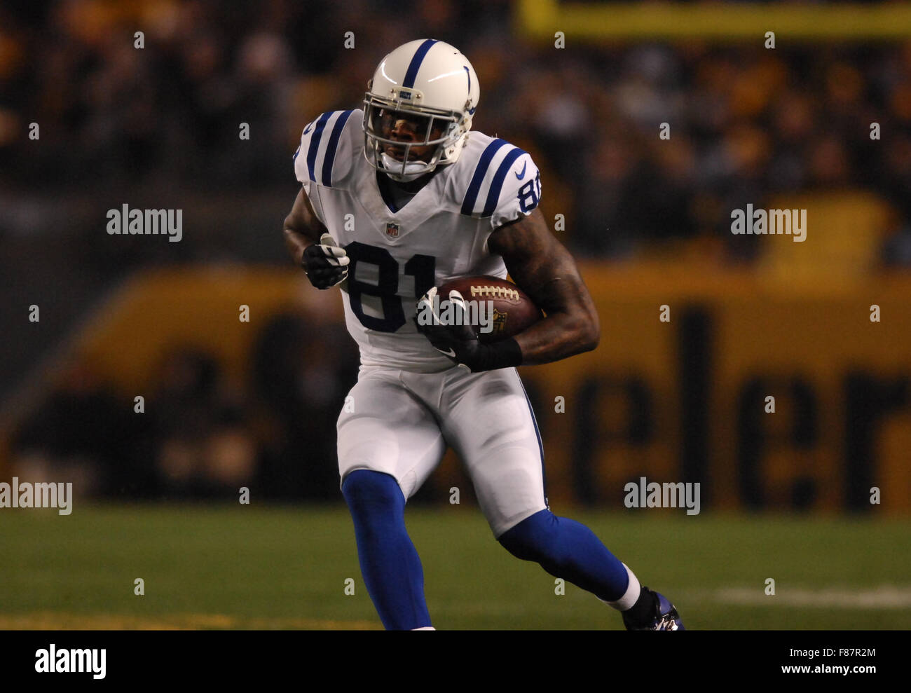 Pittsburgh, PA, USA. 6th Dec, 2015. Andre Johnson #81 during the ...