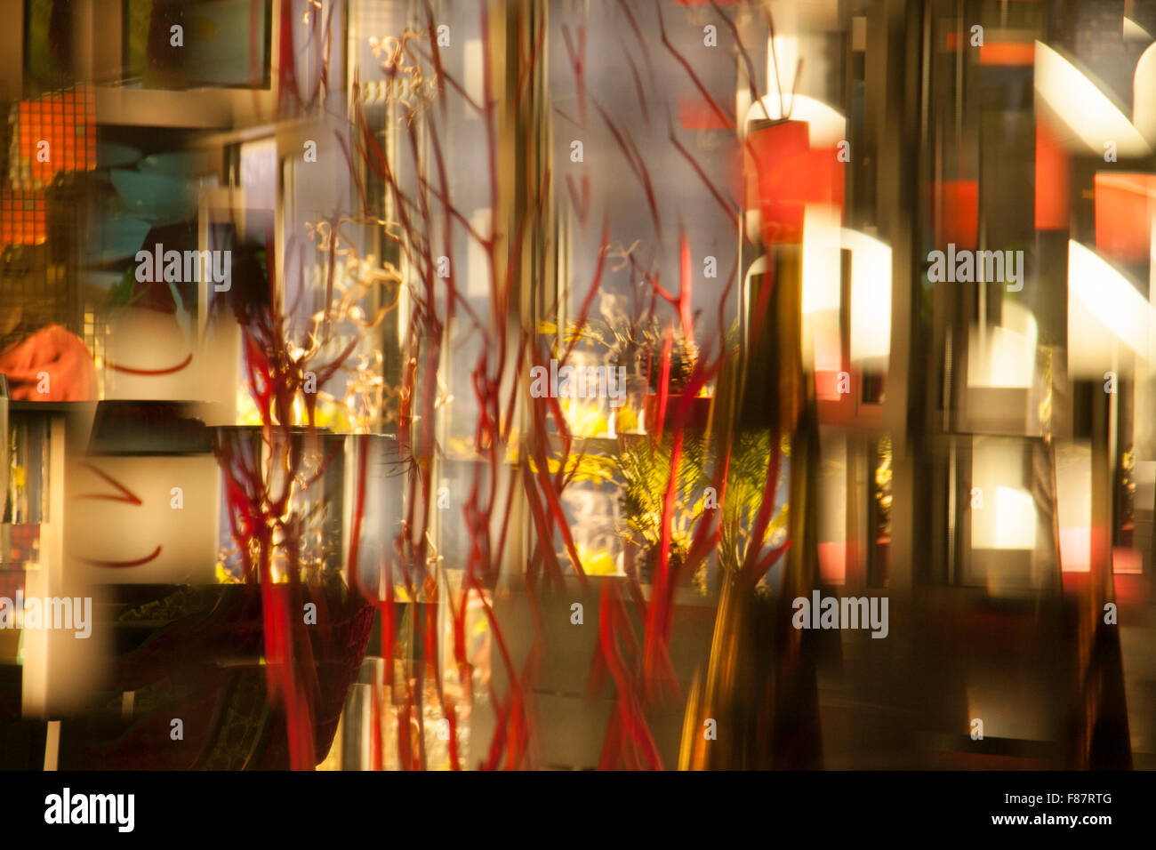 Reflections of interior lights hi-res stock photography and images - Alamy