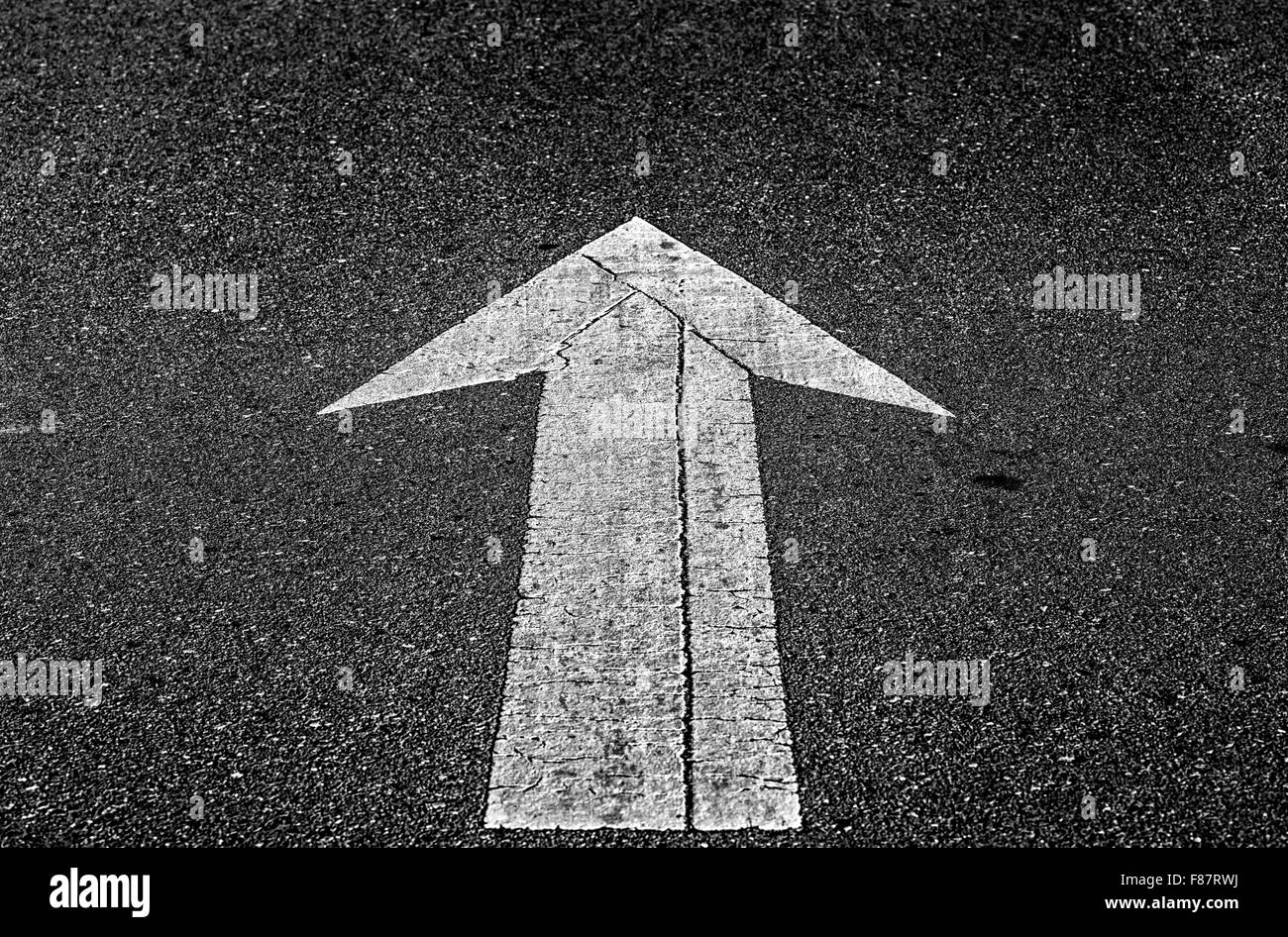 Painted Street Arrow Stock Photos & Painted Street Arrow Stock Images ...