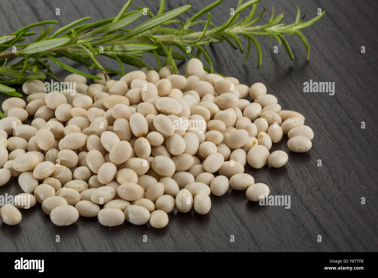 Raw soya beans on the desk Stock Photo - Alamy