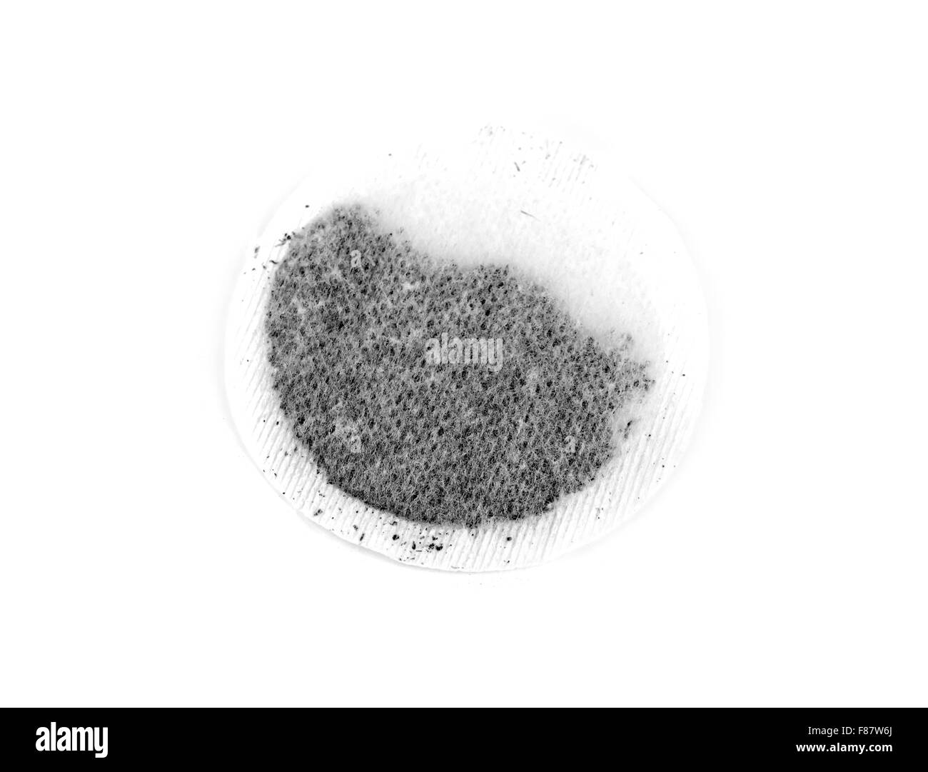 teabag isolated on white background, close up Stock Photo - Alamy