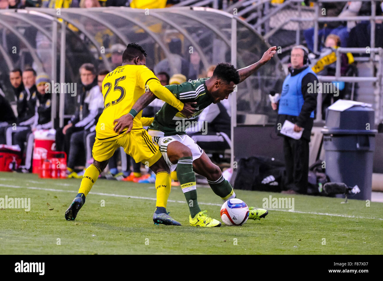 Columbus, Ohio, USA. 6th December, 2015. Harrison Afful (25) of ...