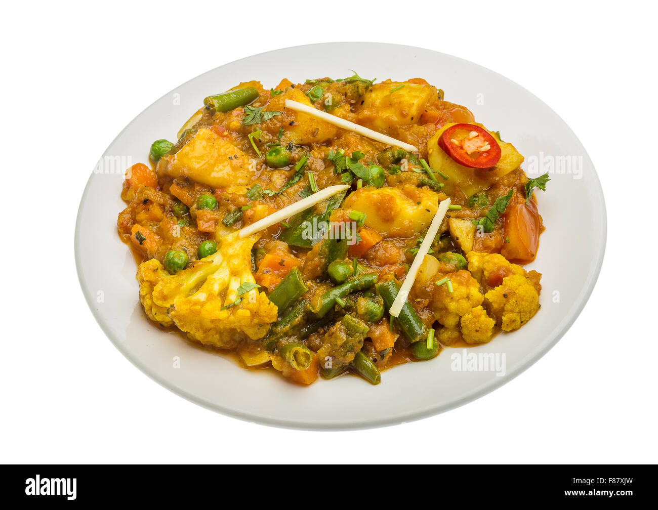 Mix vegetable masala - Indian traditional food Stock Photo - Alamy
