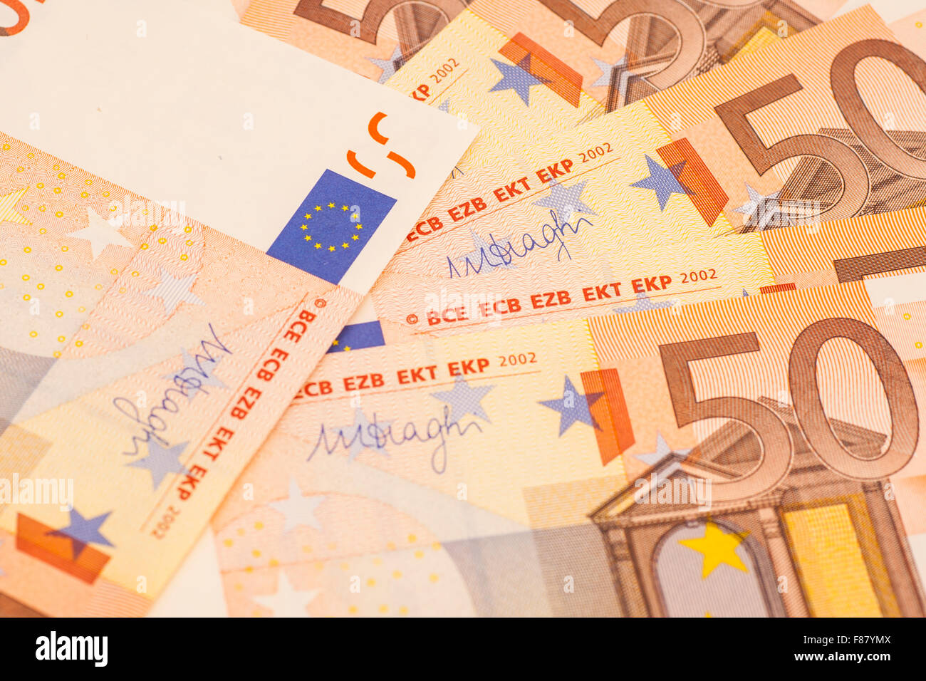 Euro money banknotes. 50 euro Stock Photo - Alamy