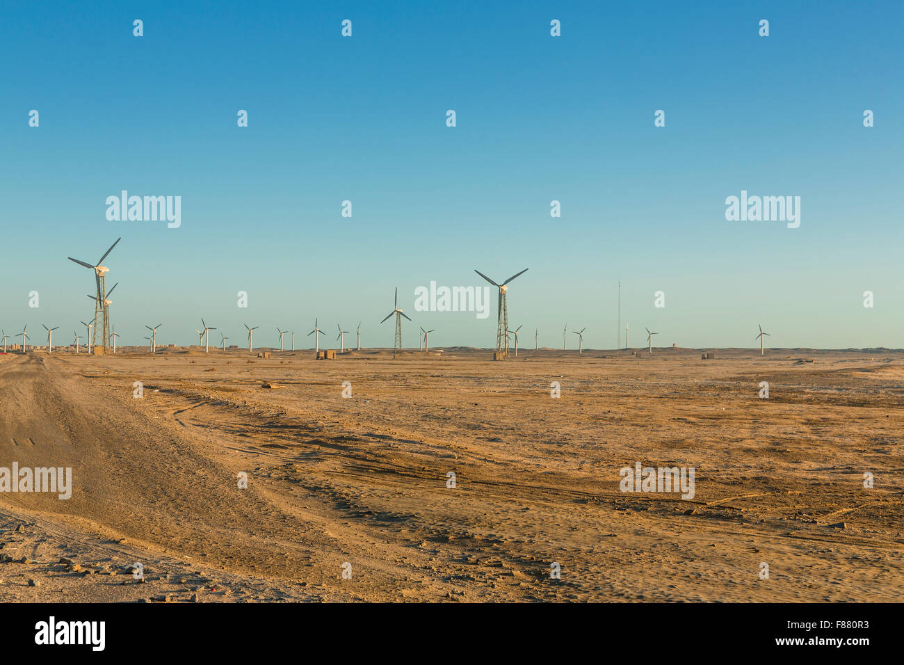 Wind farm in Egypt Stock Photo - Alamy