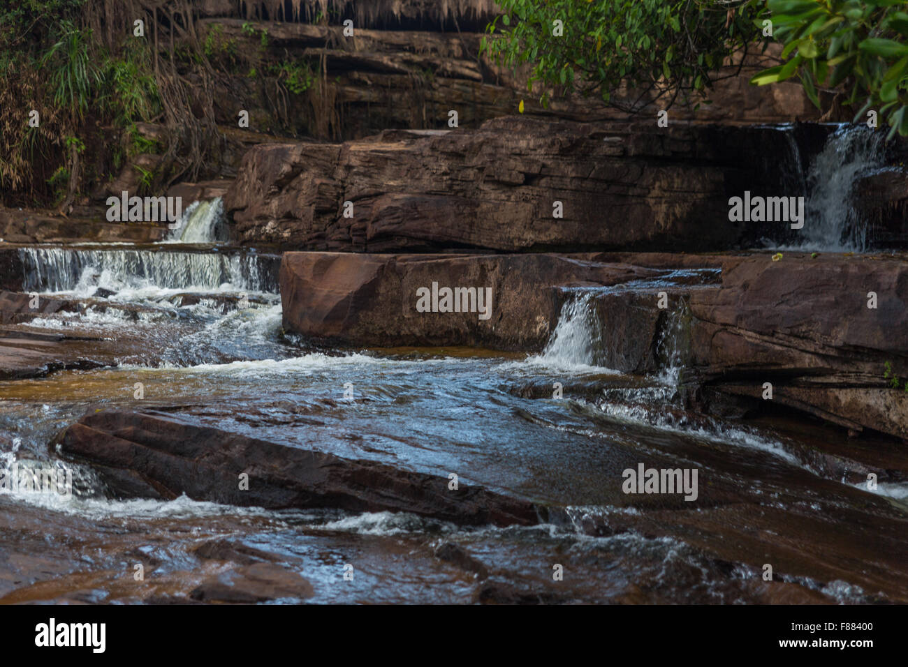 Waterfall in Cambodia Stock Photo - Alamy