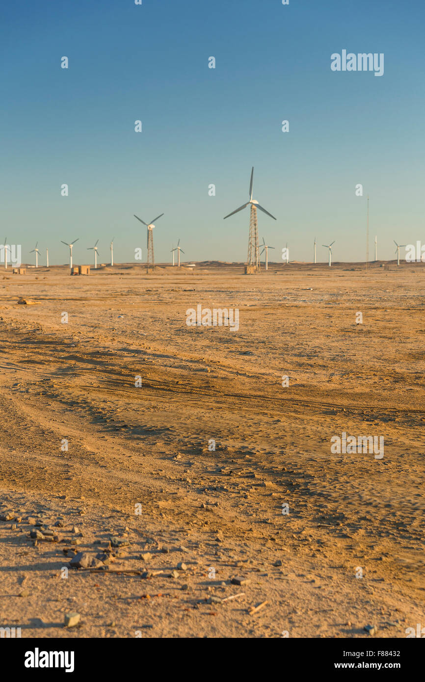 Wind farm in Egypt Stock Photo - Alamy