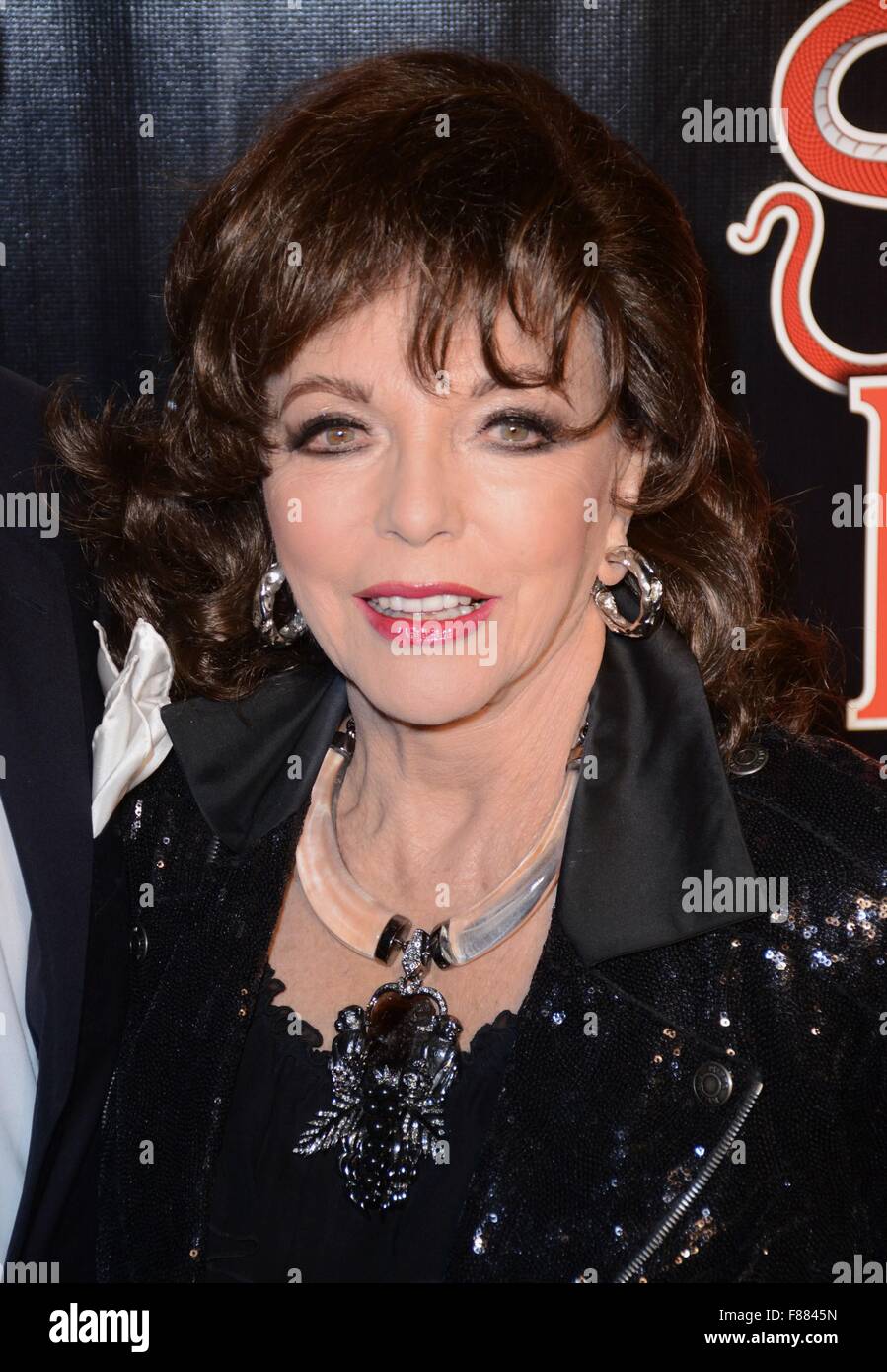 New York, NY, USA. 6th Dec, 2015. Joan Collins at arrivals for SCHOOL ...