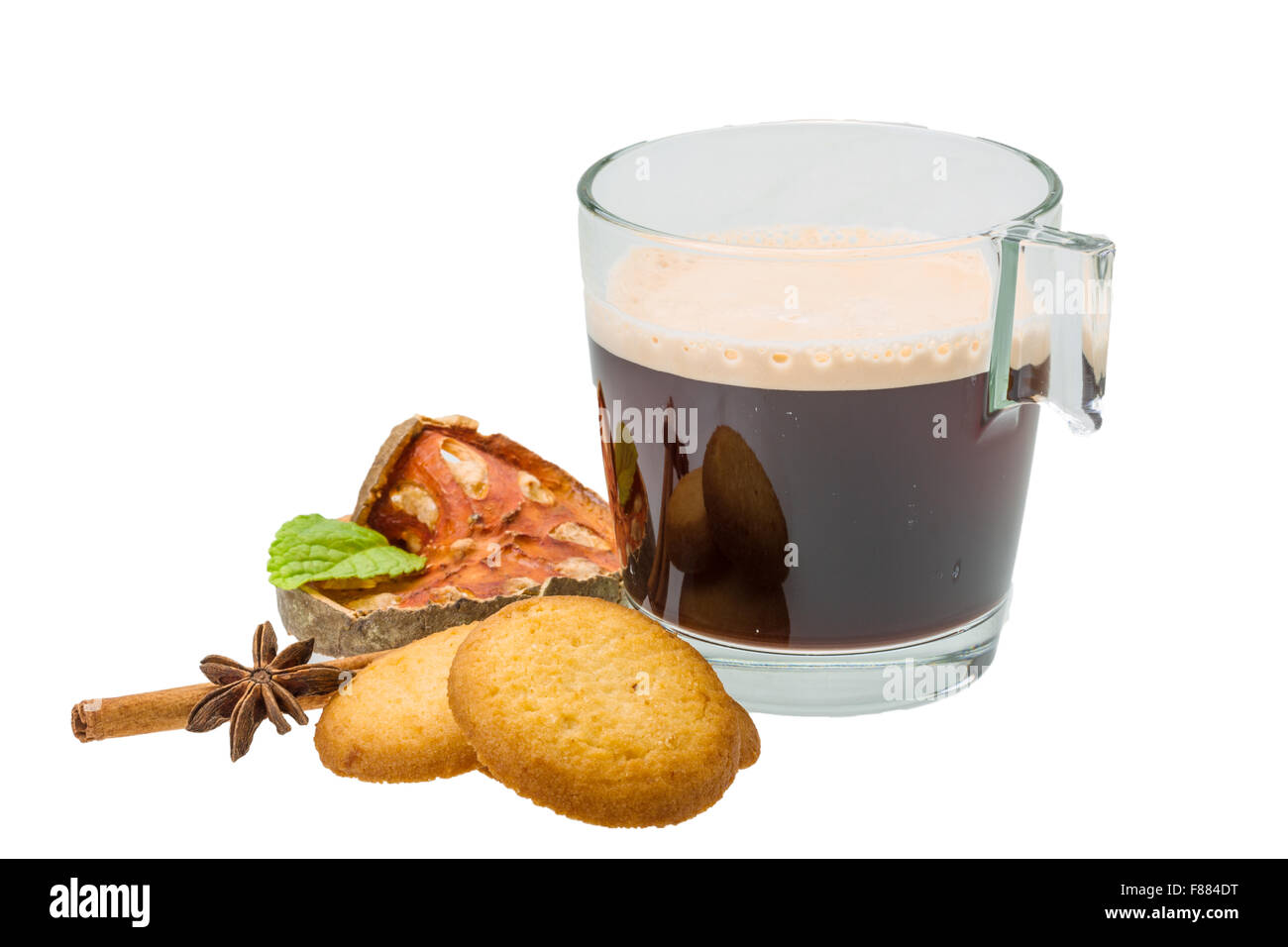 Dutch cookies with coffee Stock Photo - Alamy