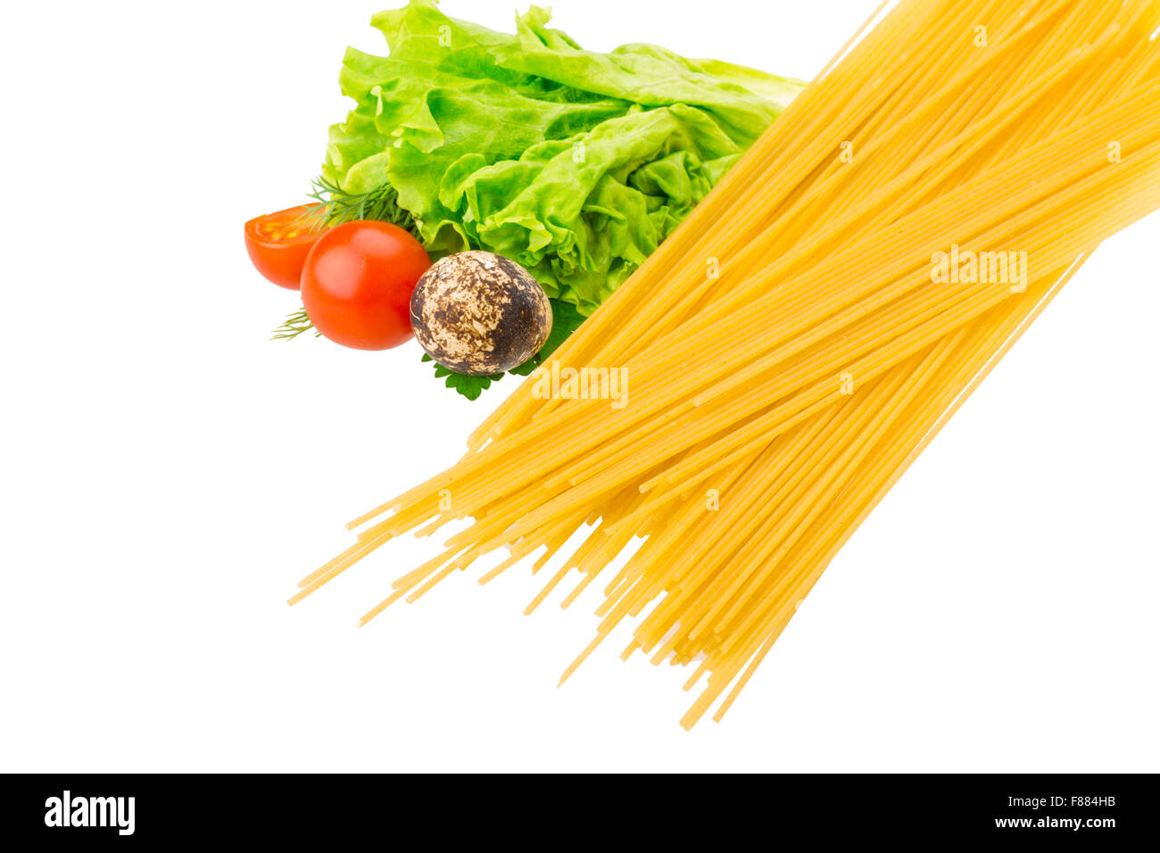Raw spaghetti isolated Stock Photo - Alamy