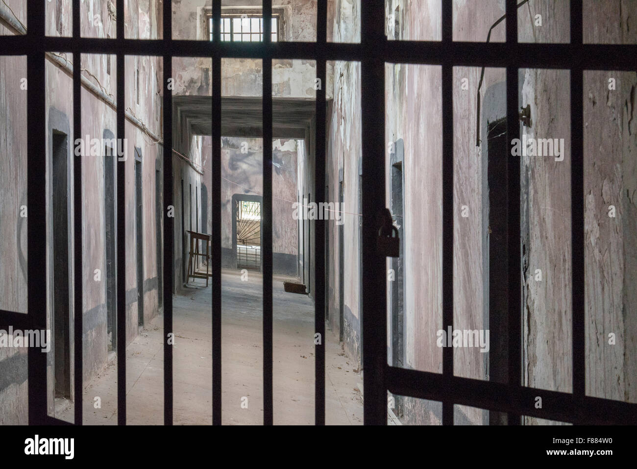 Prison Inside Castle, Gjirokastra Stock Photo - Alamy