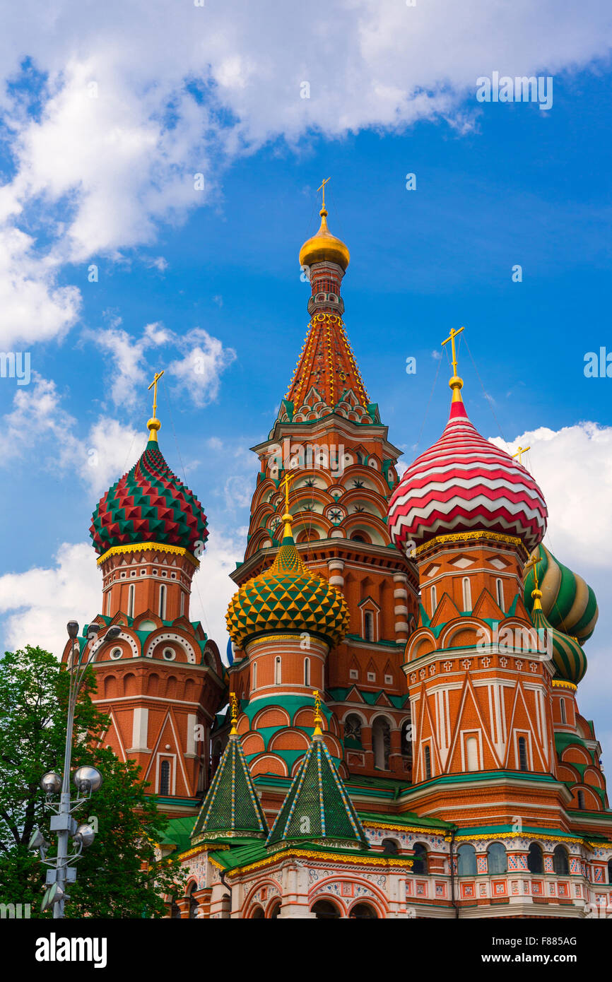 Saint Basil Temple in Moscow Red Square Stock Photo - Alamy