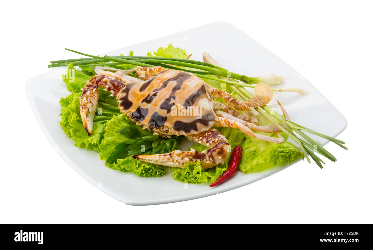 Raw red crab - ready for cooking Stock Photo - Alamy