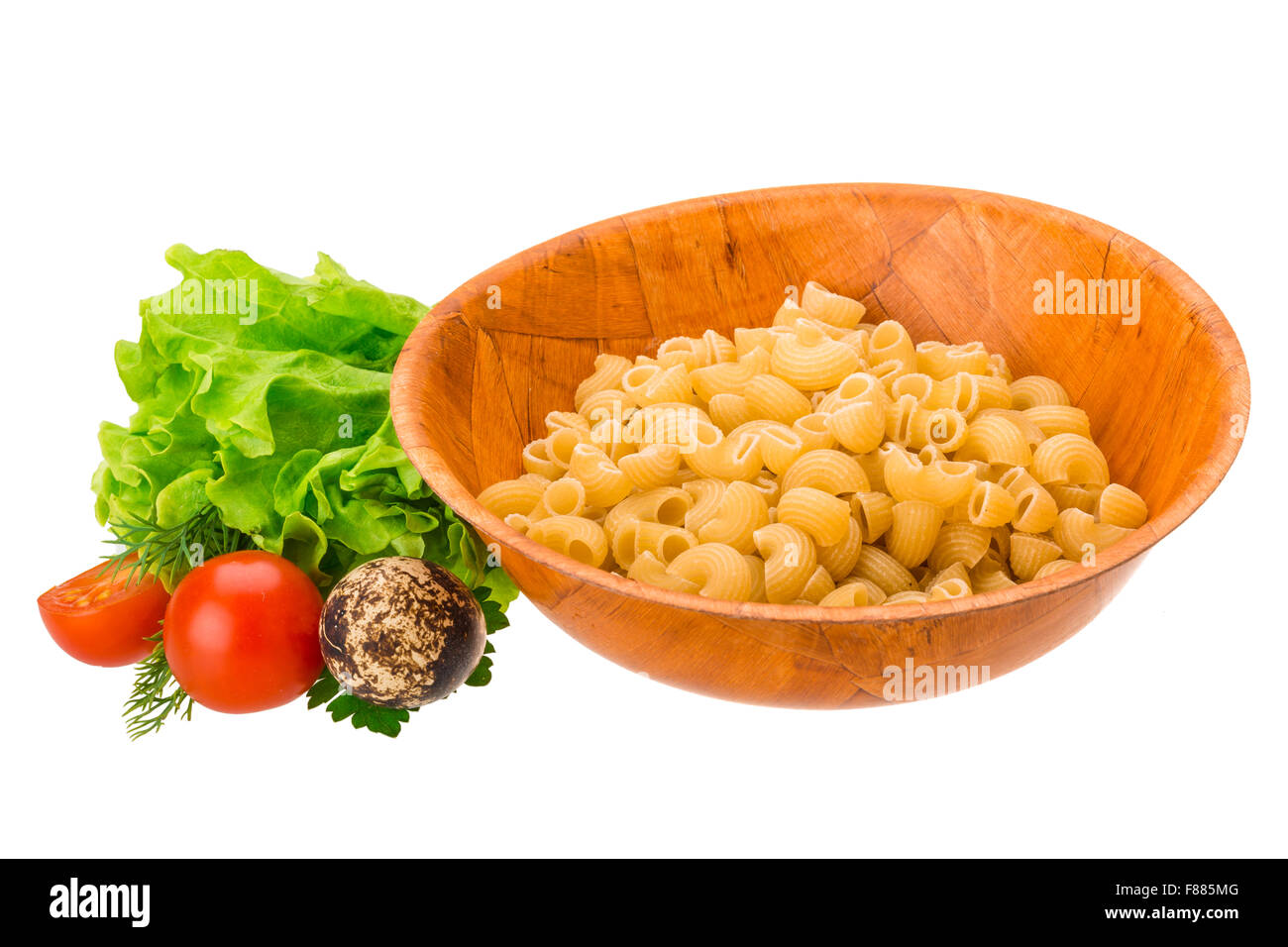 Raw pasta - macaroni Stock Photo - Alamy