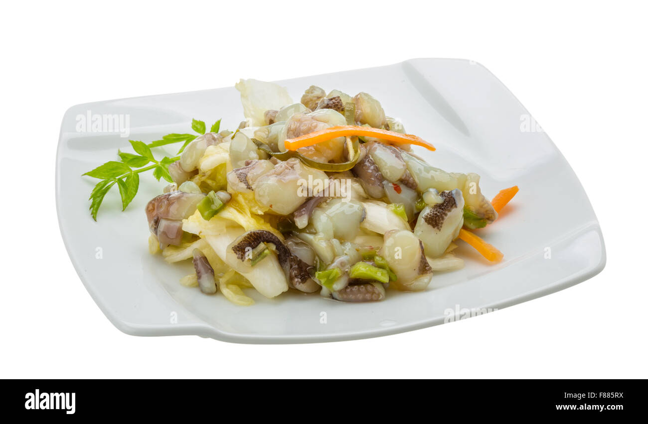 Raw octopus salad - japan tradition food Stock Photo - Alamy