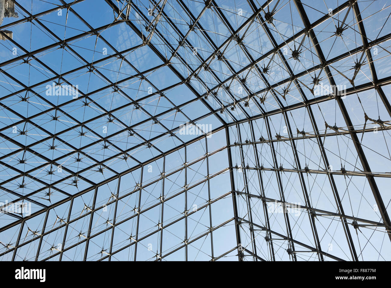 Glass pyramid roof ceiling hi-res stock photography and images - Alamy