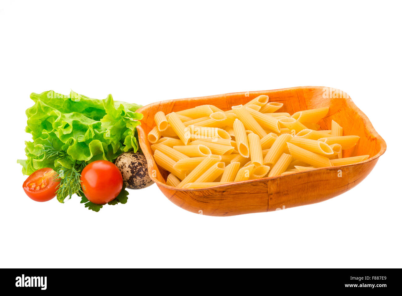 Raw pasta - macaroni Stock Photo - Alamy