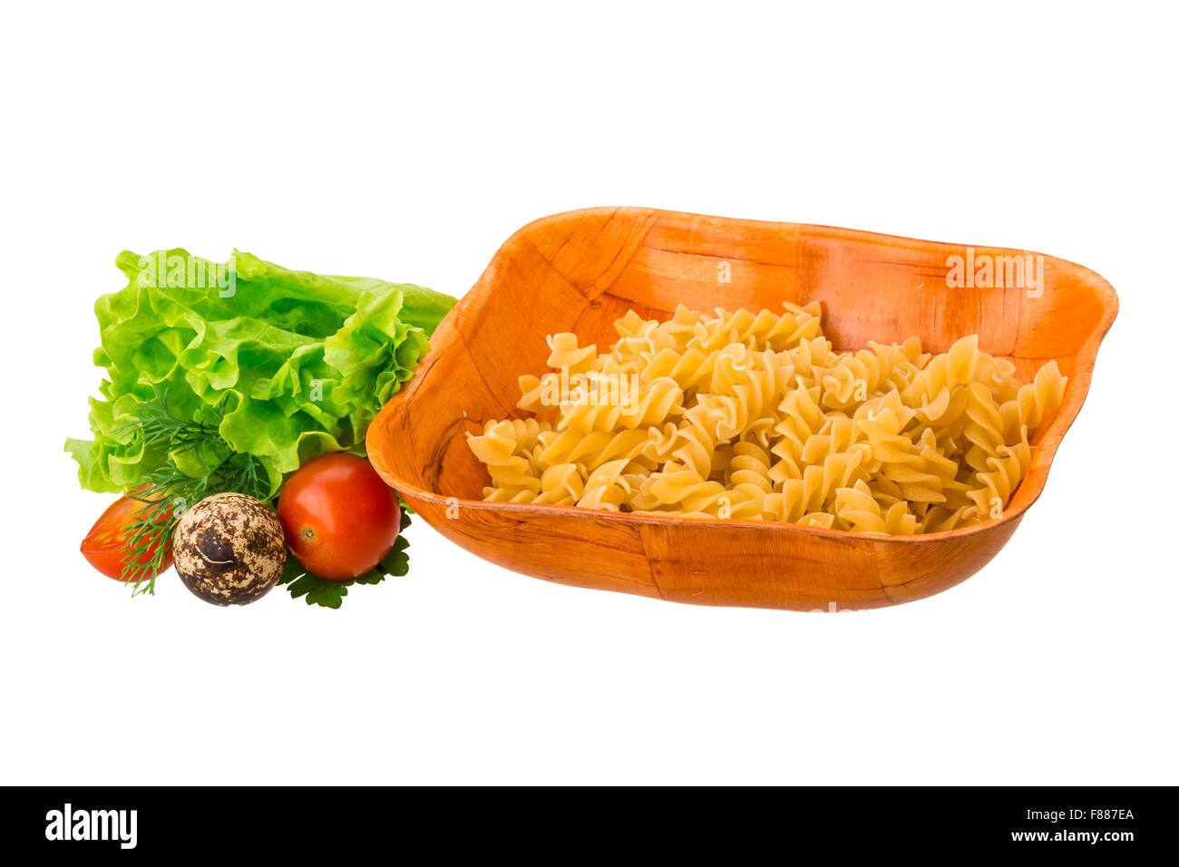 Raw Fusilli pasta Stock Photo - Alamy