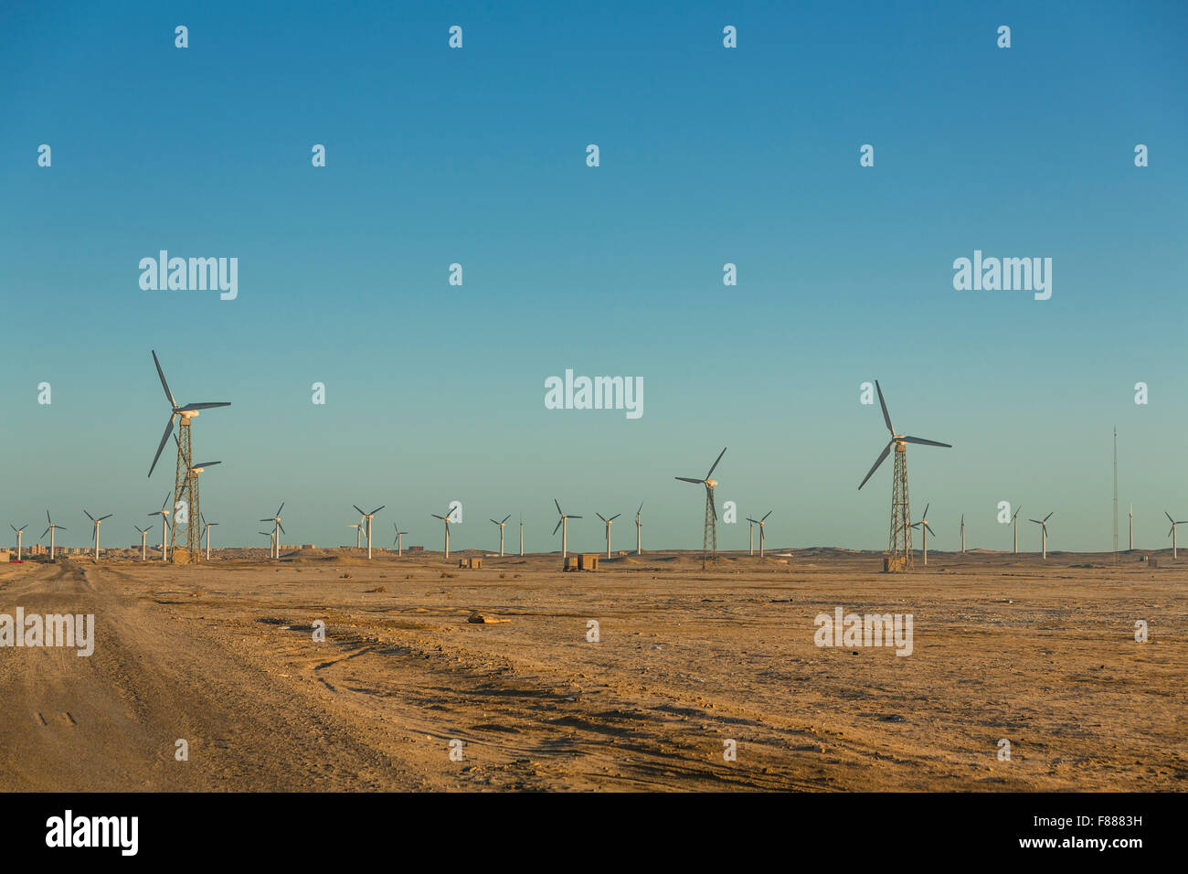 Wind farm in Egypt Stock Photo - Alamy