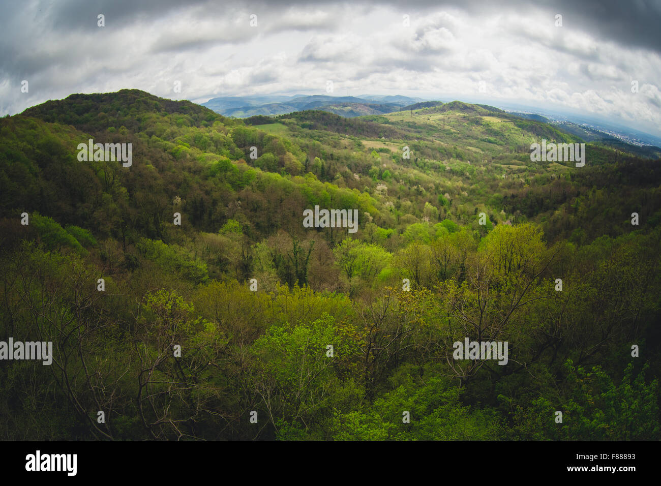 Mountain landscape in Georgia Stock Photo - Alamy