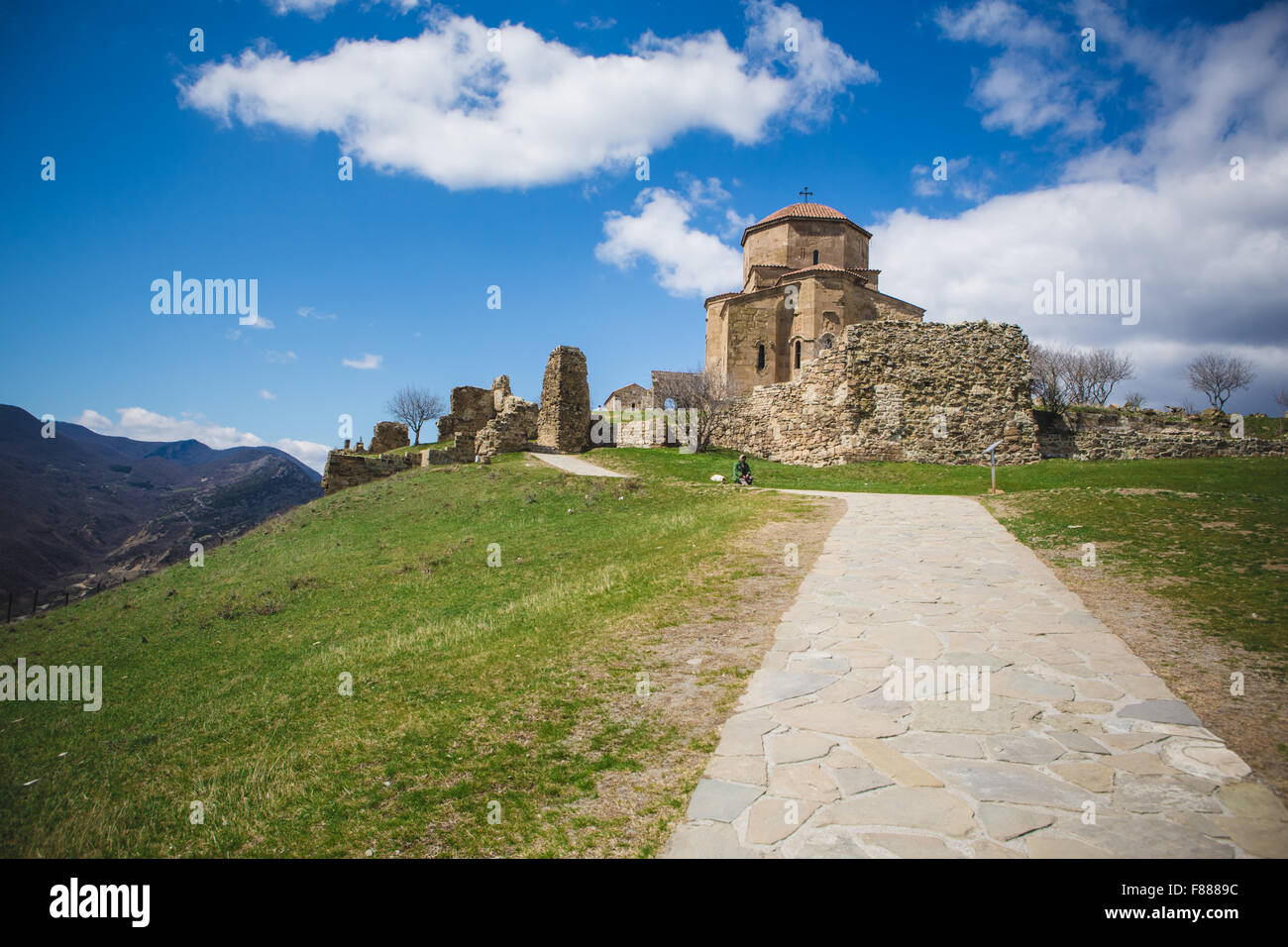 Great Church of Jvari in Mtskheta, Georgia Stock Photo - Alamy