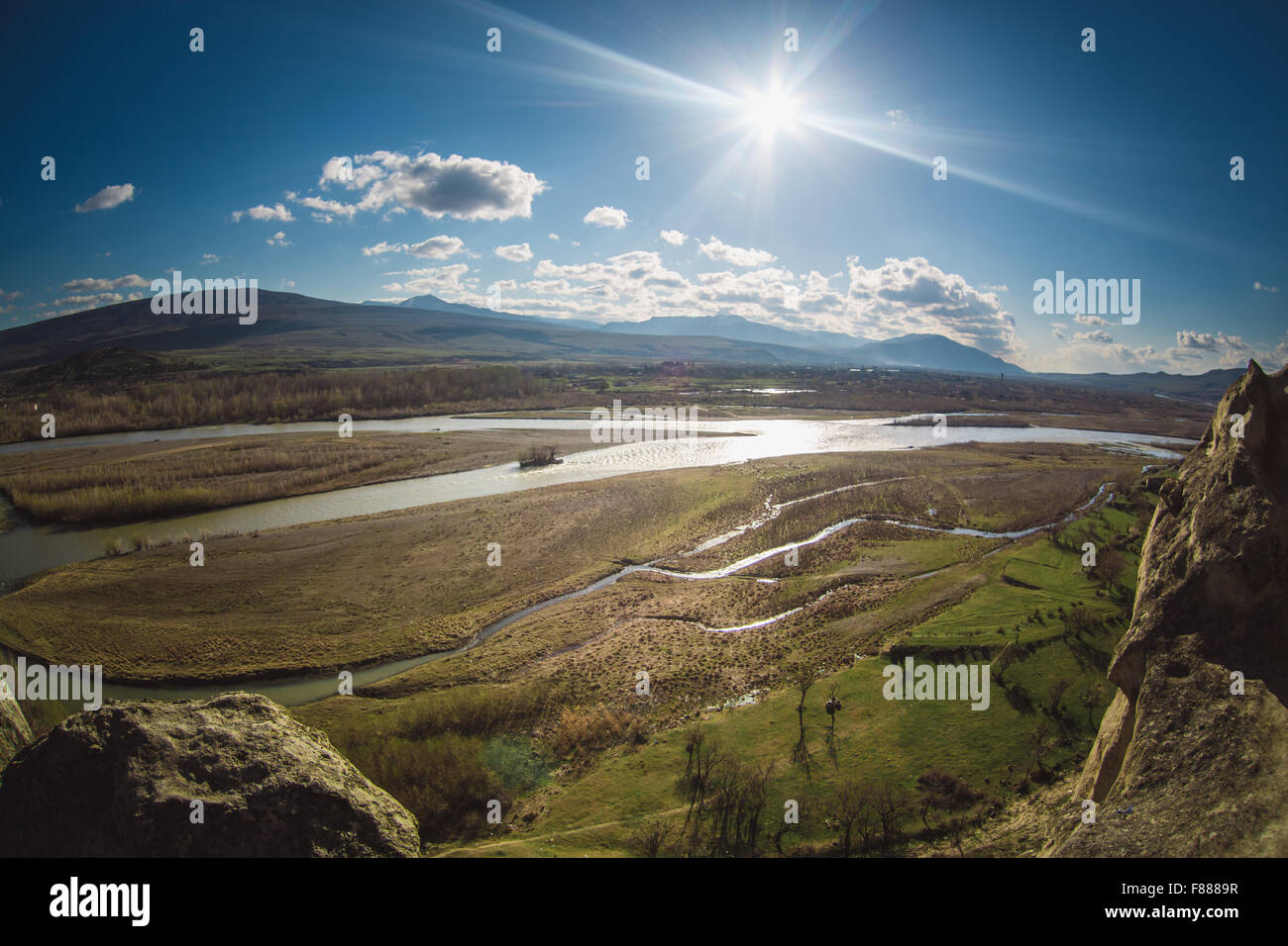 The Kura or Mtkvari river, Georgia Stock Photo - Alamy