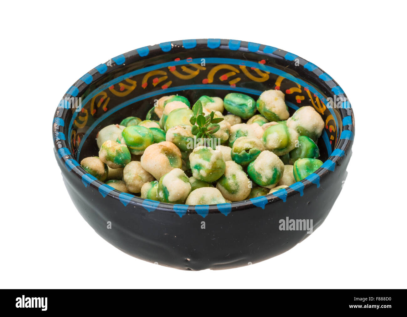 Crispy green peas isolated Stock Photo - Alamy