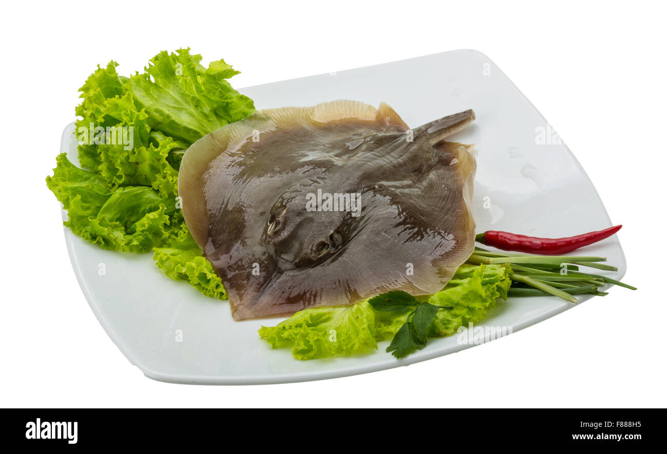Raw Batoidea ready for cooking Stock Photo - Alamy