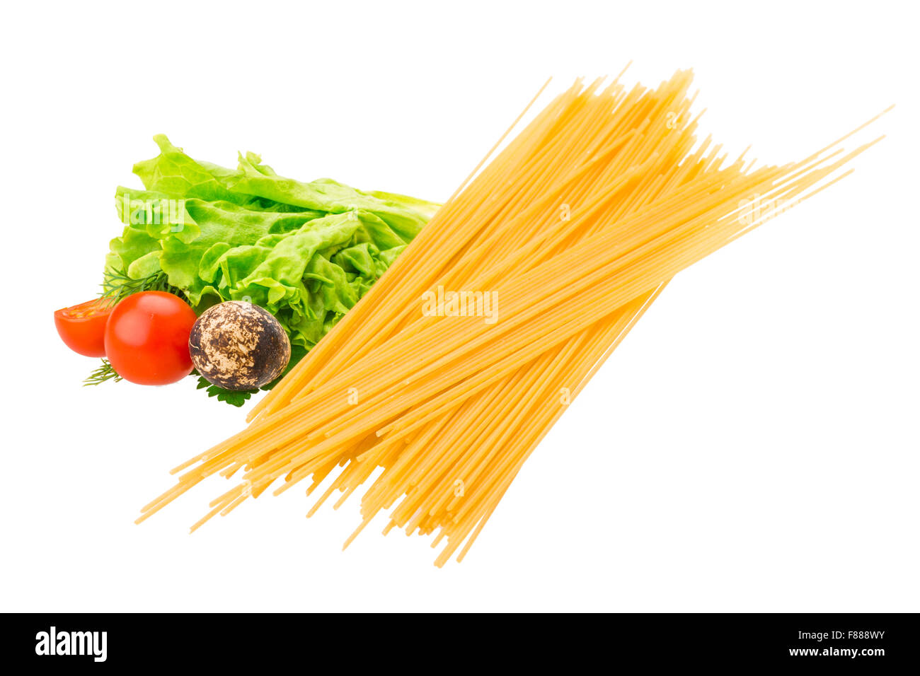 Raw spaghetti isolated Stock Photo - Alamy