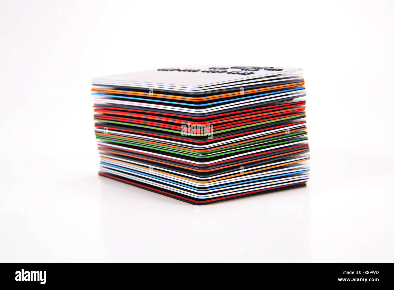 Stack of credit cards Stock Photo - Alamy