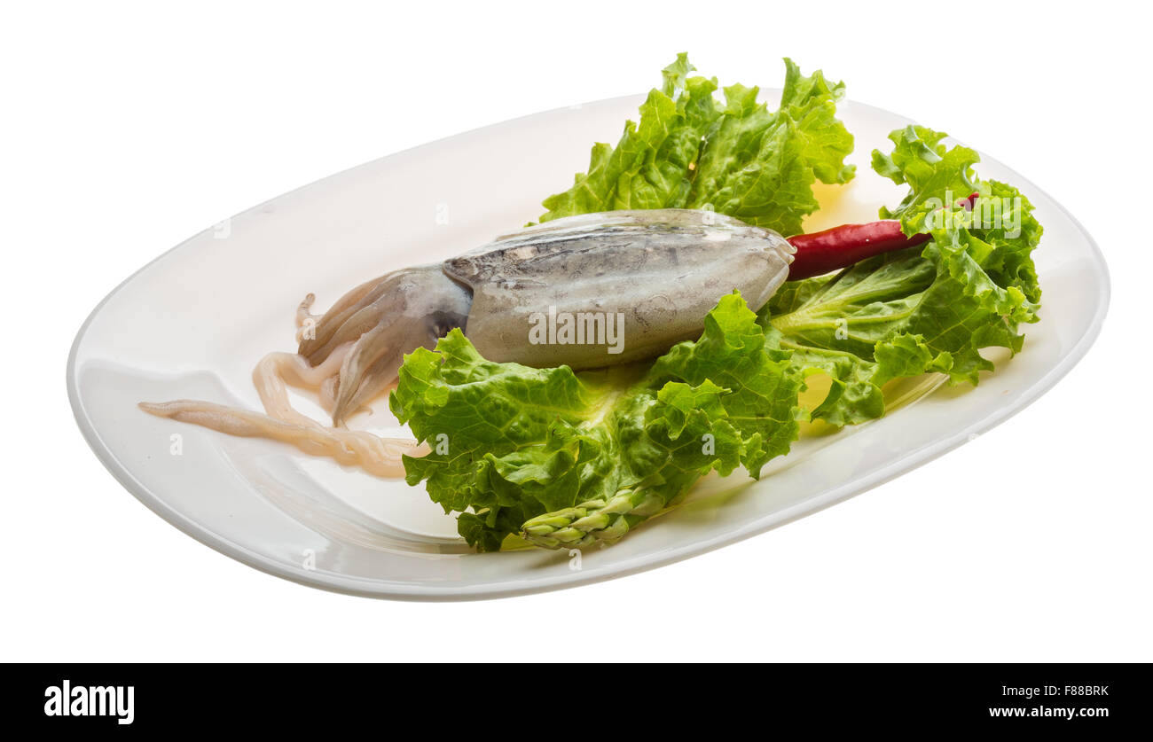 Raw cuttlefish ready for cooking Stock Photo - Alamy