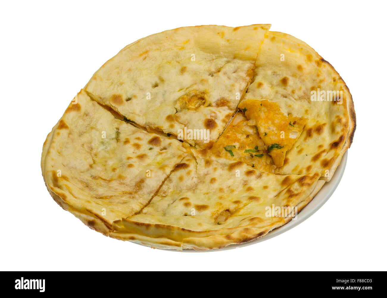 Alu Naan - traditional indian bread Stock Photo - Alamy