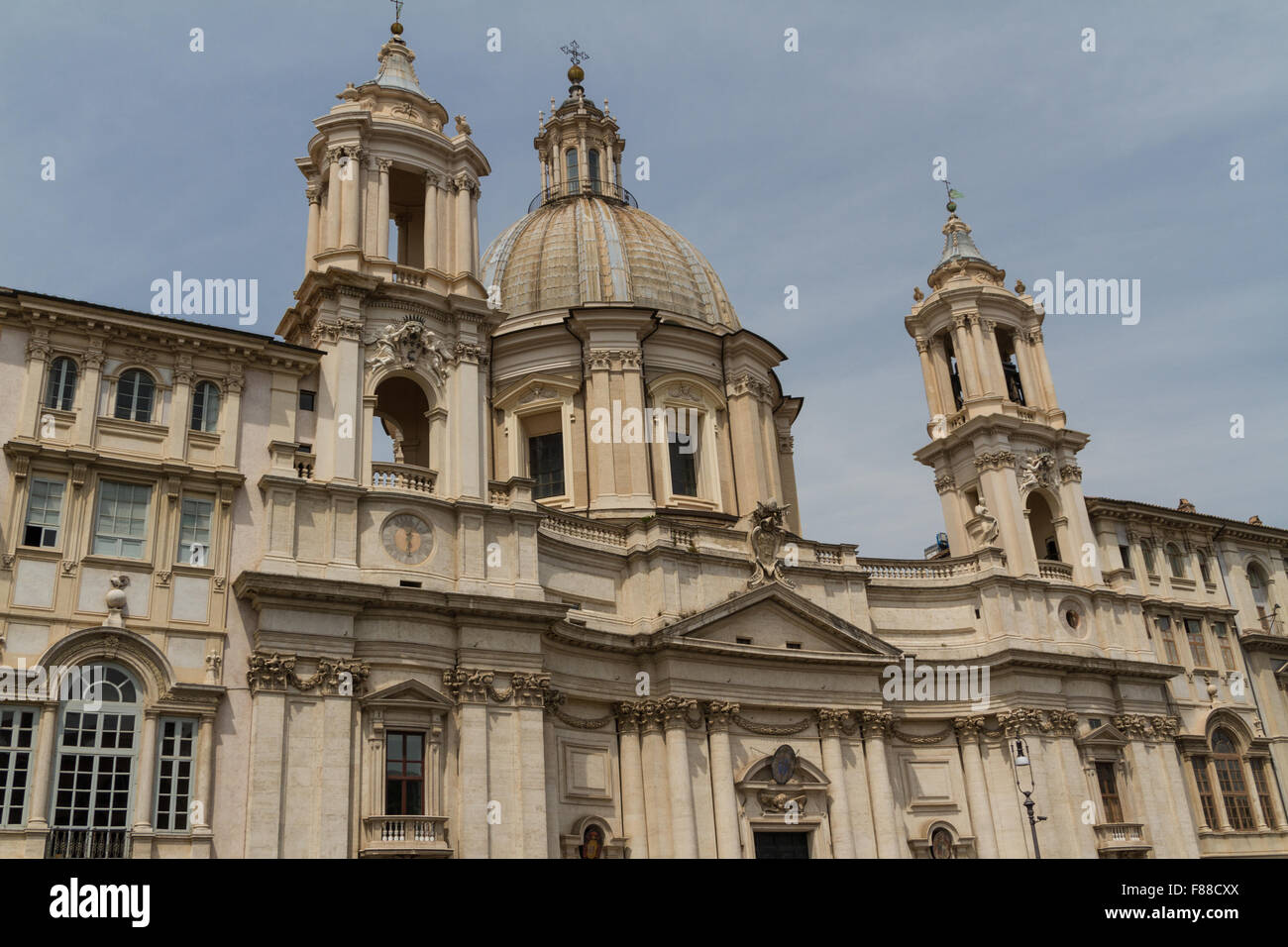 Saint Agnese in Agone in Piazza Navona, Rome, Italy Stock Photo - Alamy