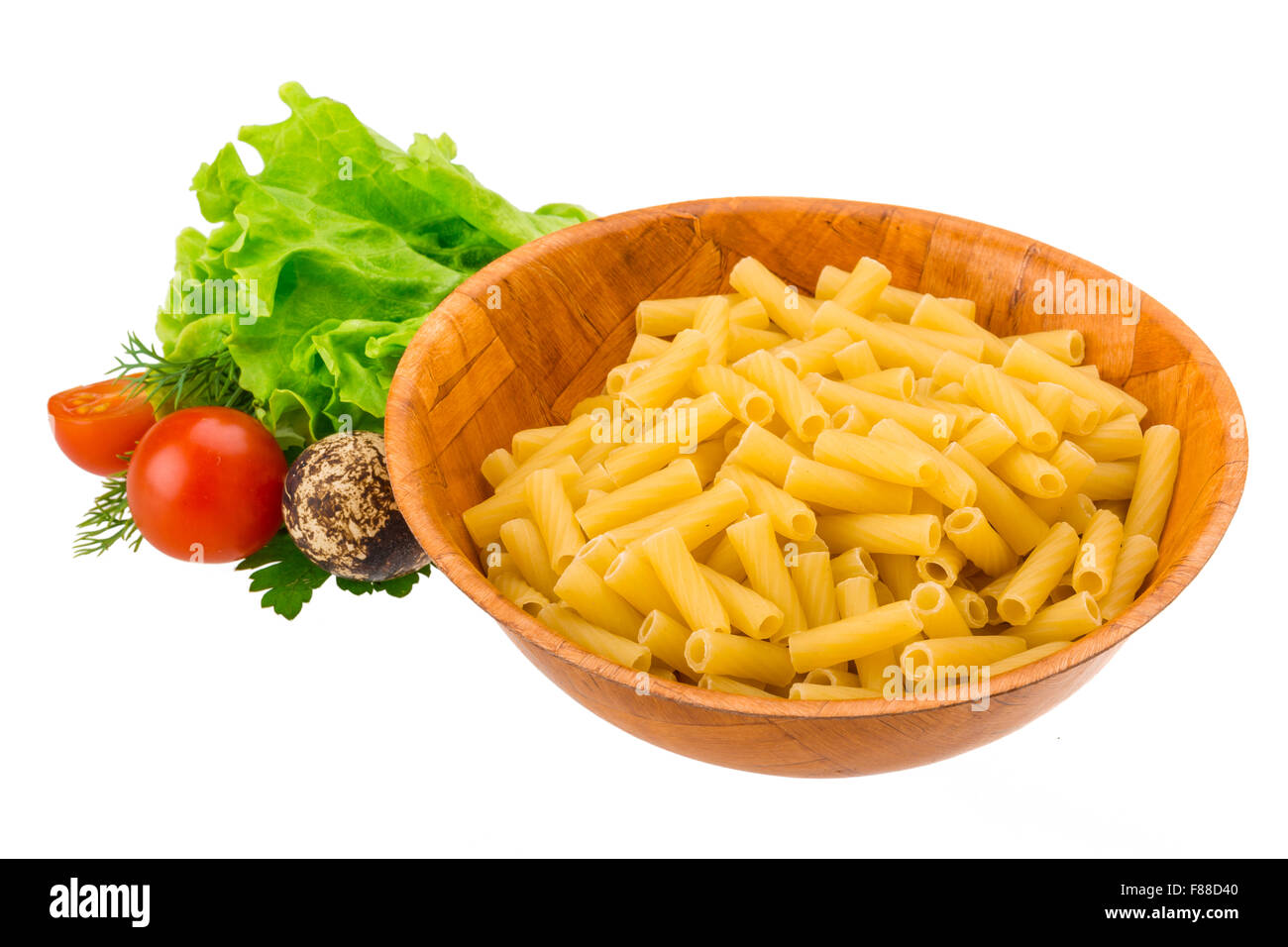 Raw pasta - macaroni Stock Photo - Alamy