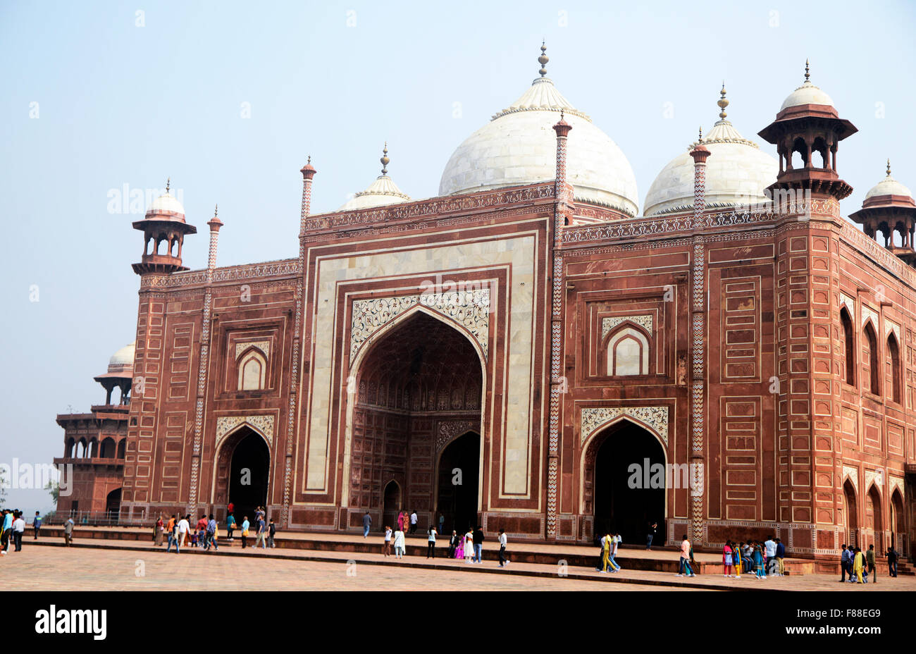 Mosque in Tag Mahal Complex,Agra,India Stock Photo - Alamy