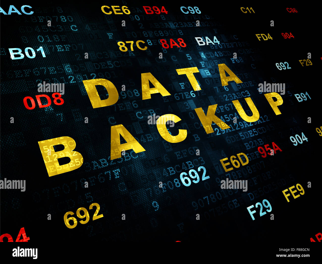 Information concept: Data Backup on Digital background Stock Photo - Alamy