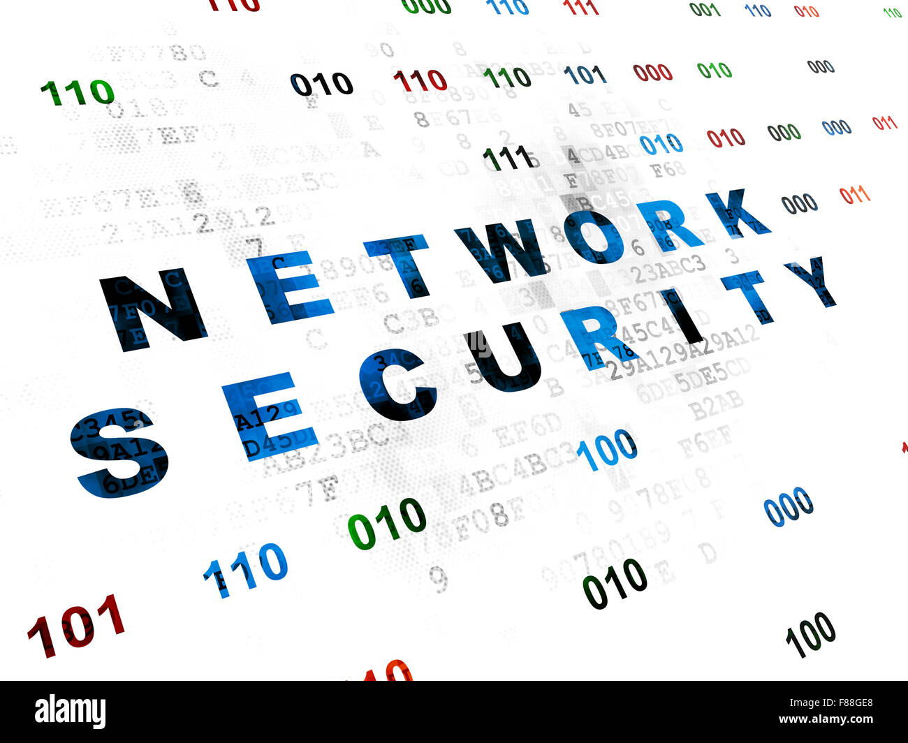 Privacy concept: Network Security on Digital background Stock Photo - Alamy