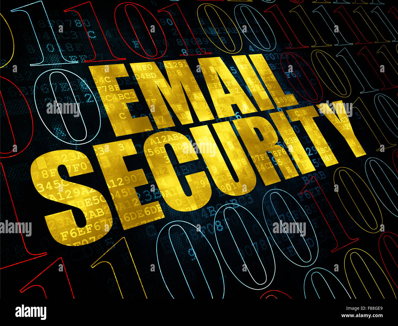 Security concept: Email Security on Digital background Stock Photo - Alamy